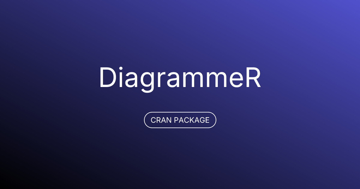 DiagrammeR: Graph/Network Visualization | CRAN/E