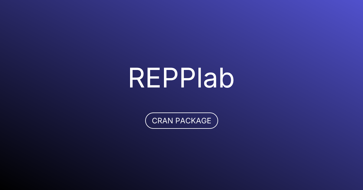 REPPlab: R Interface to 'EPP-Lab', a Java Program for Exploratory ...