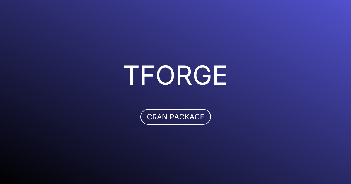 TFORGE: Tests for Geophysical Eigenvalues | CRAN/E