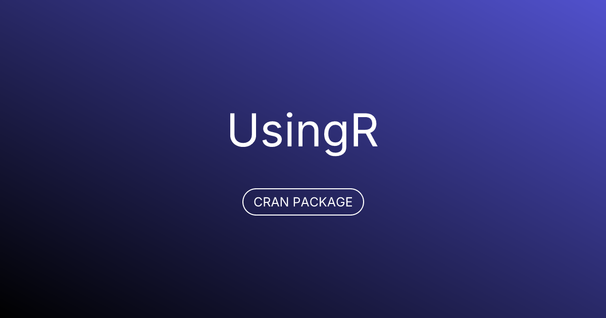 UsingR: Data Sets, Etc. for the Text "Using R for Introductory Statistics", Second Edition | CRAN/E
