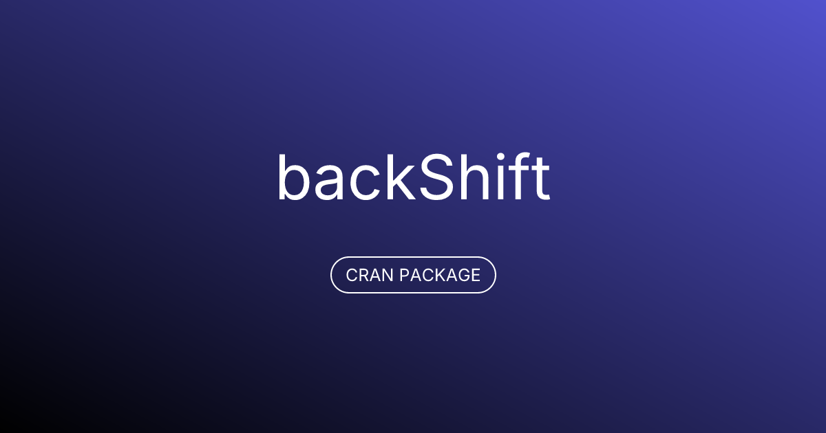 backShift: Learning Causal Cyclic Graphs from Unknown Shift Interventions | CRAN/E
