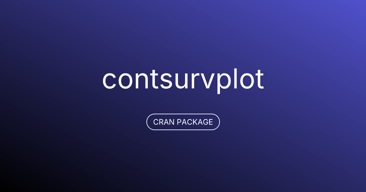 Contsurvplot Visualize The Effect Of A Continuous Variable On A Time To Event Outcome Crane