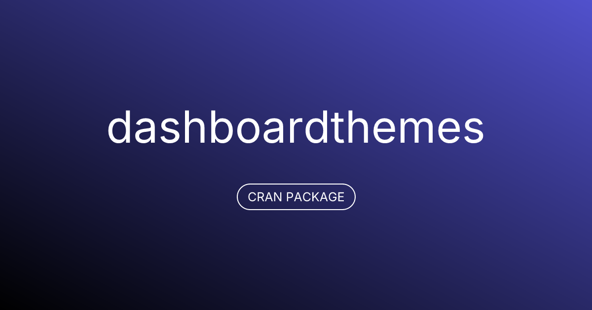 Dashboardthemes Customise The Appearance Of Shinydashboard Applications Using Themes Crane