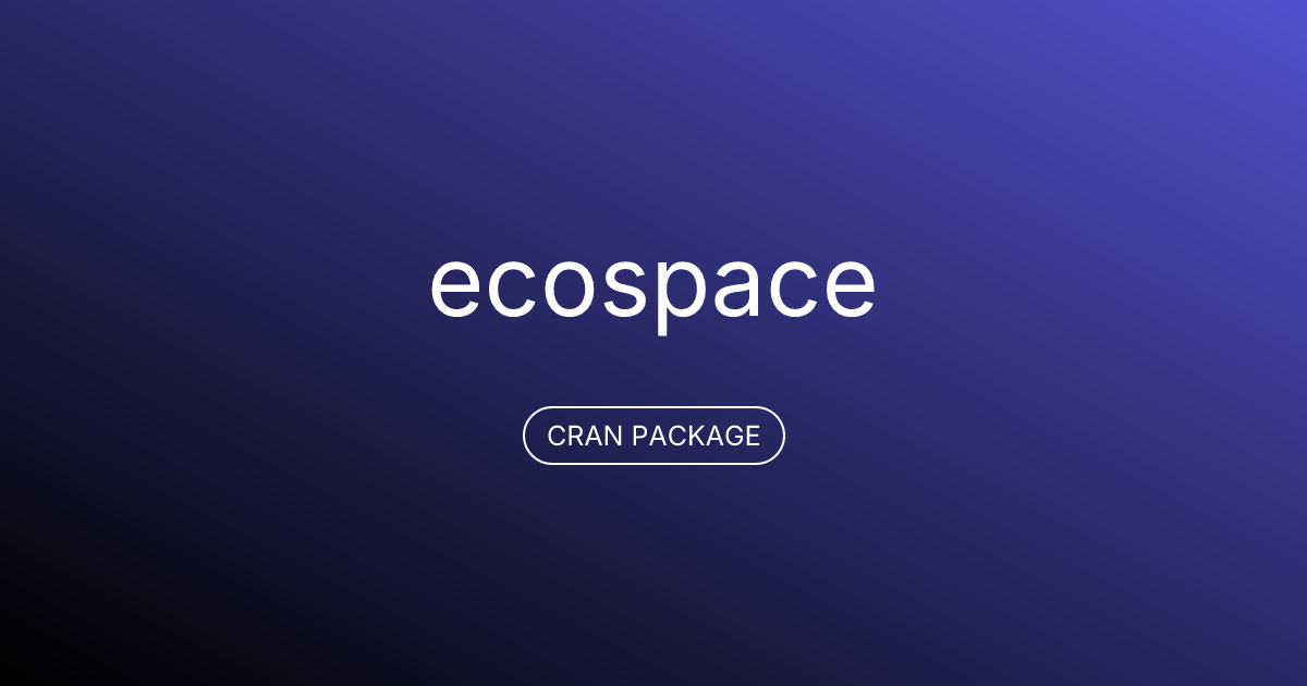 ecospace: Simulating Community Assembly and Ecological Diversification Using Ecospace Frameworks ...