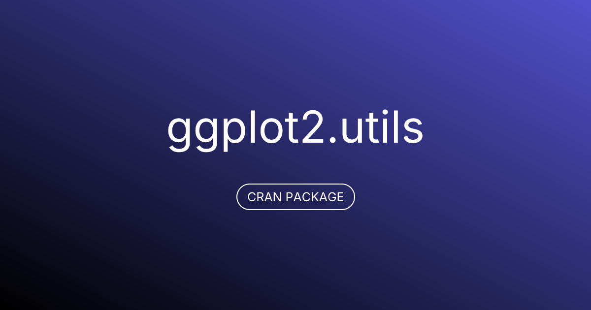Ggplot2utils Selected Utilities Extending Ggplot2 Crane 1595