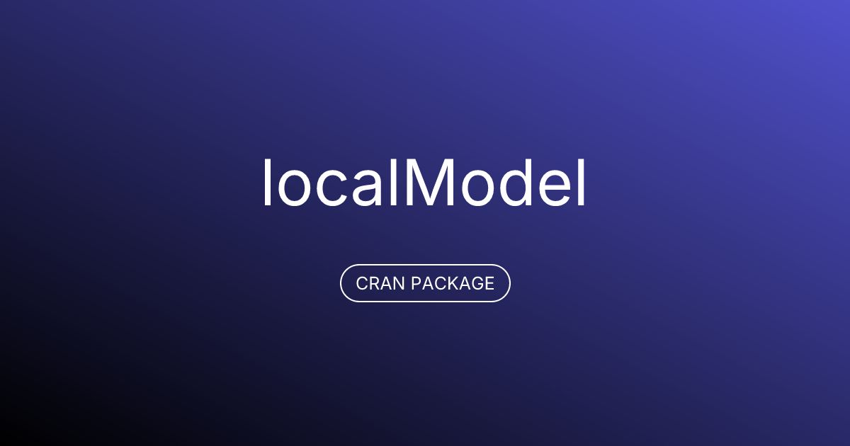 localModel: LIME-Based Explanations with Interpretable Inputs Based on Ceteris Paribus Profiles ...