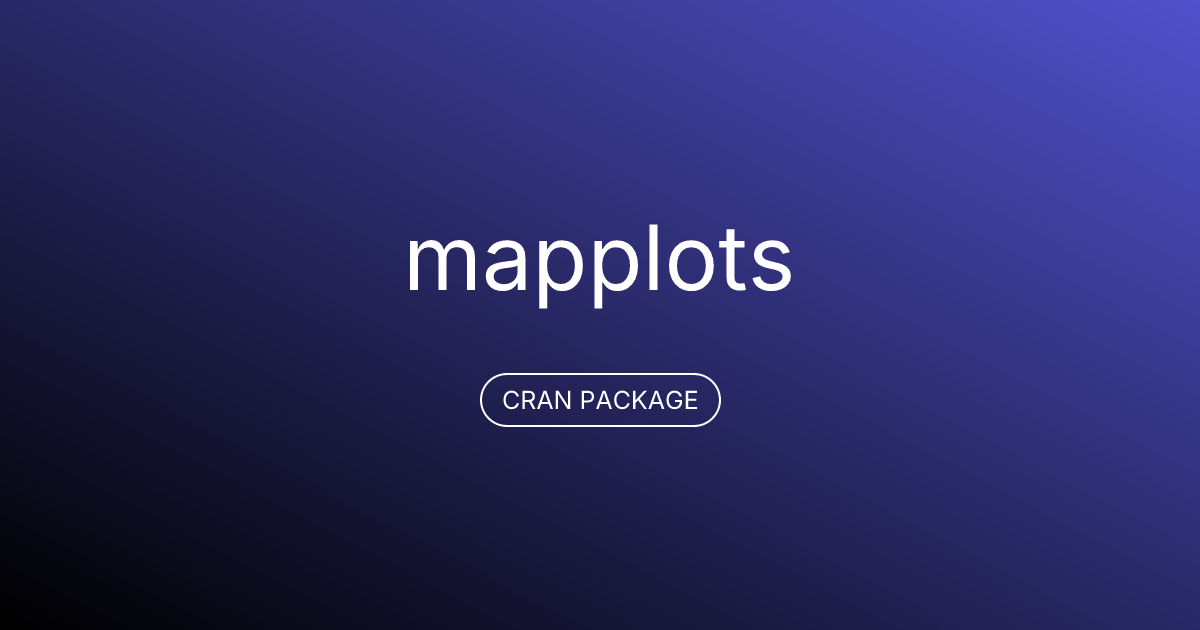 mapplots: Data Visualisation on Maps | CRAN/E