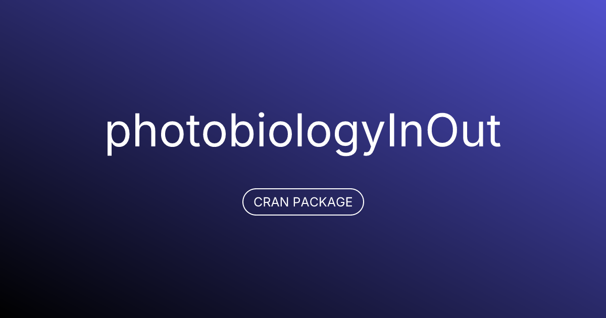 photobiologyInOut: Read Spectral and Logged Data from Foreign Files ...