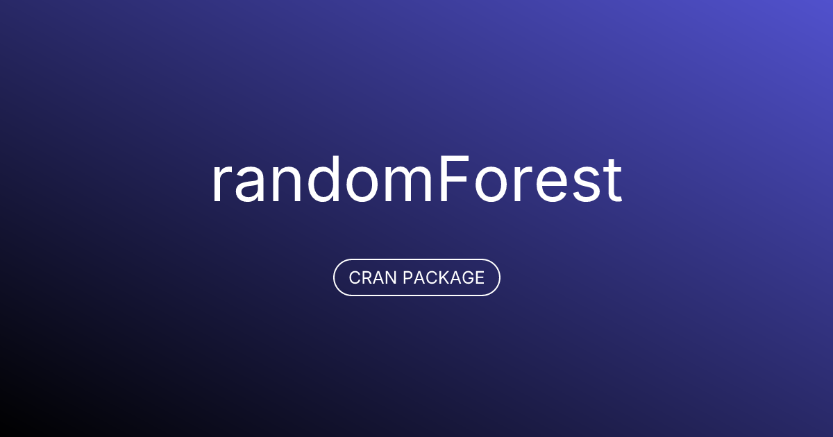 randomForest: Breiman and Cutlers Random Forests for Classification and ...