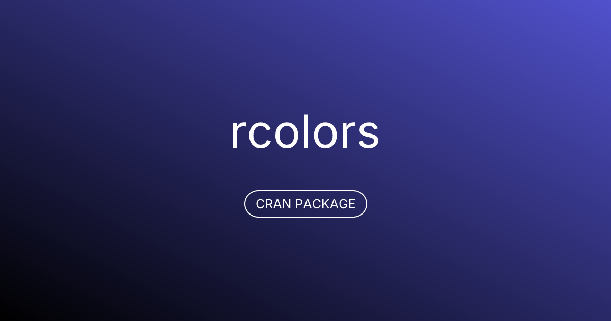 rcolors: 270 'NCL' Color Tables in R Language | CRAN/E