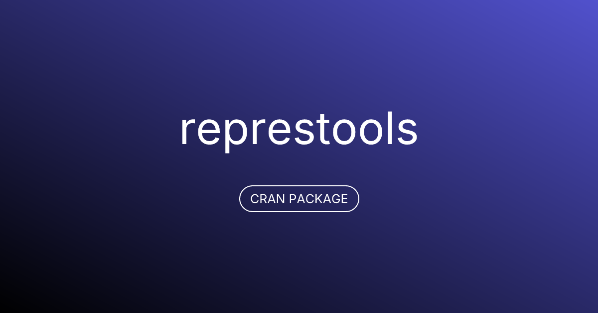 represtools: Reproducible Research Tools | CRAN/E