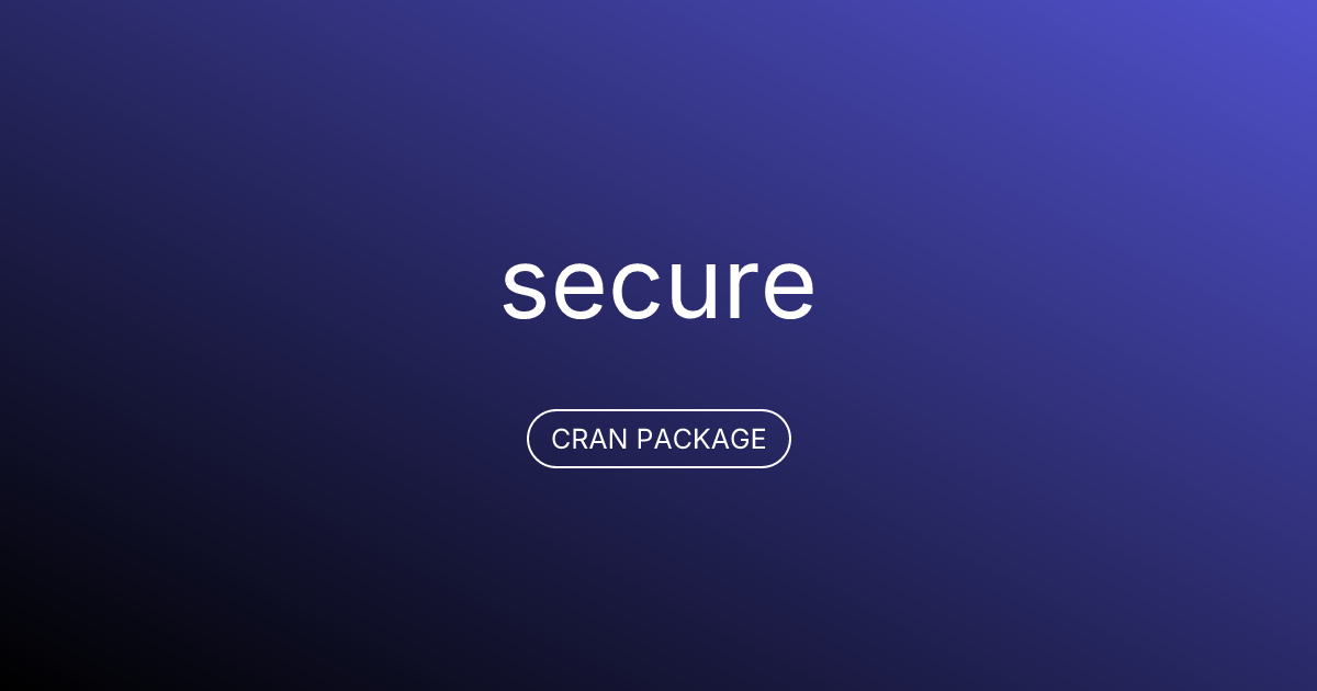 secure: Sequential Co-Sparse Factor Regression | CRAN/E