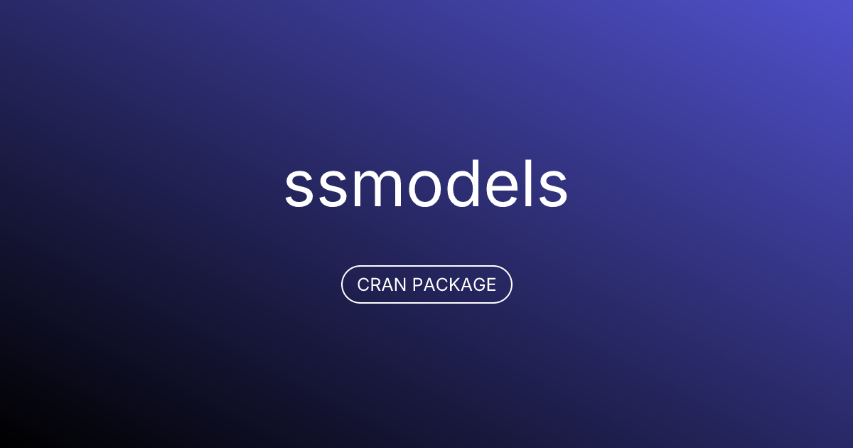 ssmodels: Sample Selection Models | CRAN/E