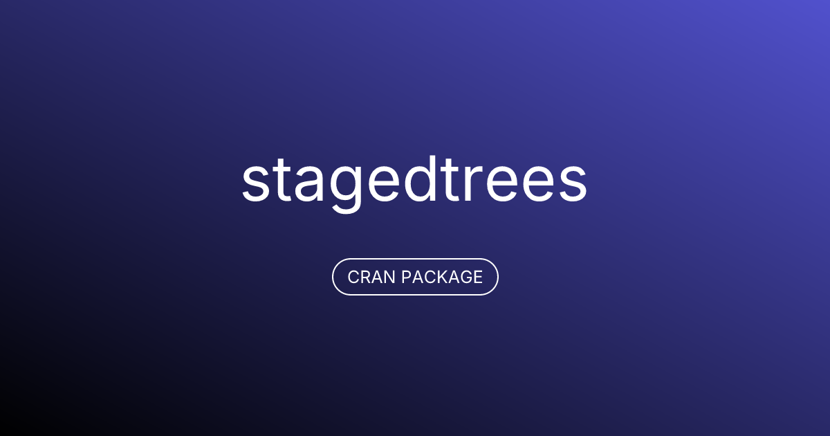 stagedtrees: Staged Event Trees | CRAN/E
